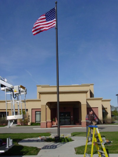 Flag Center > Services > Damaged Flagpole Removal and Replacement